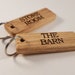 Small Oak Key Ring - Etsy