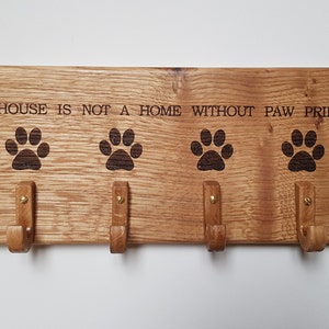 Personalised Lead Hook - Dog Lead Hook - Dog Leash Holder - Dog Lead ...