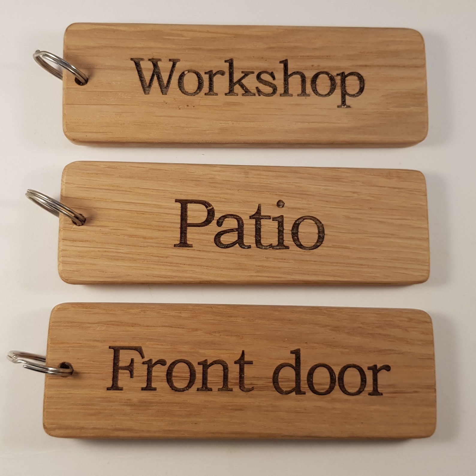 Large Oak Key-ring - Etsy UK