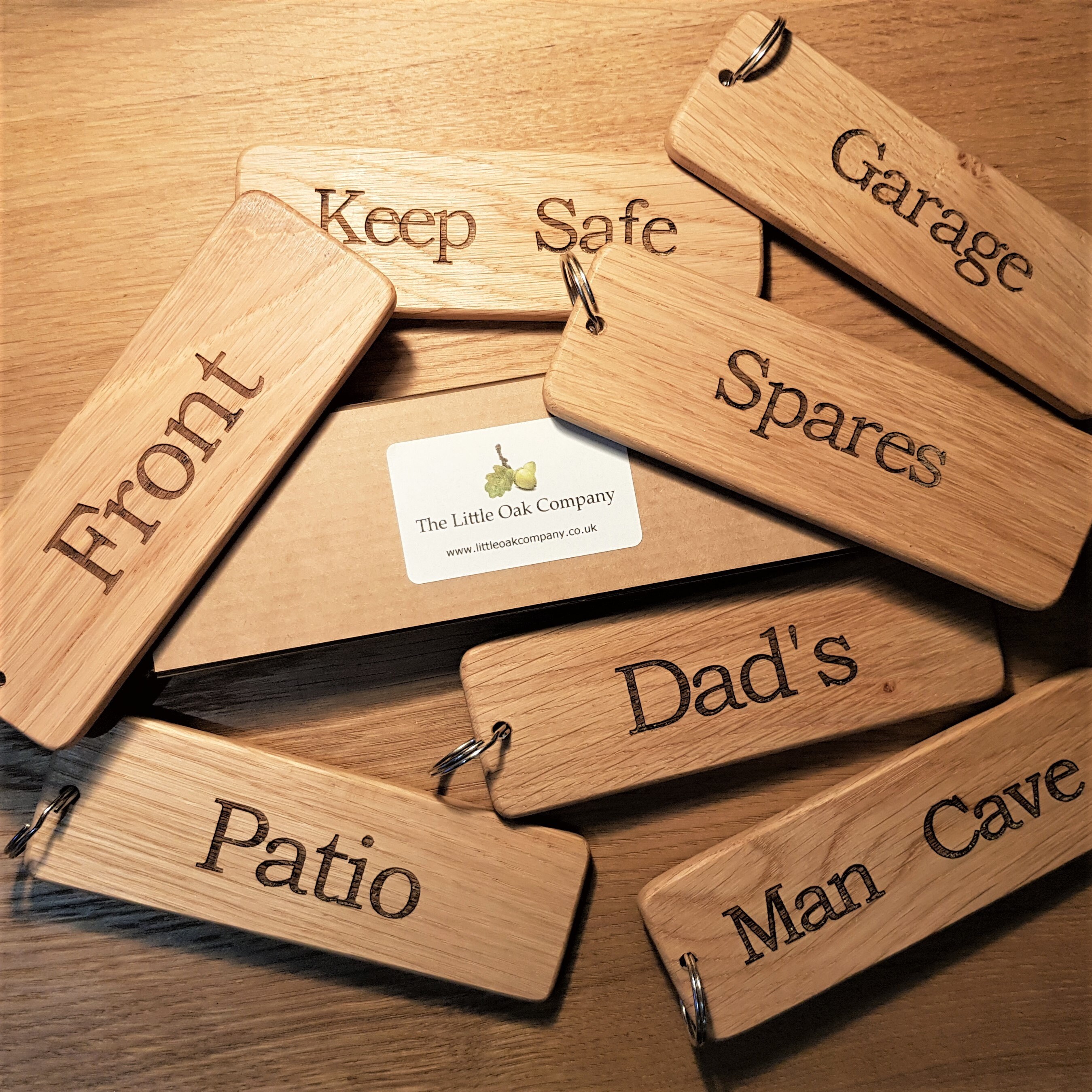 Large Oak Key-Ring | Etsy