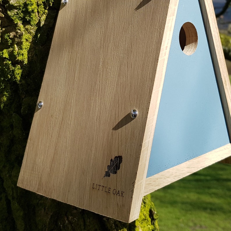 Oak Bird Box - Etsy