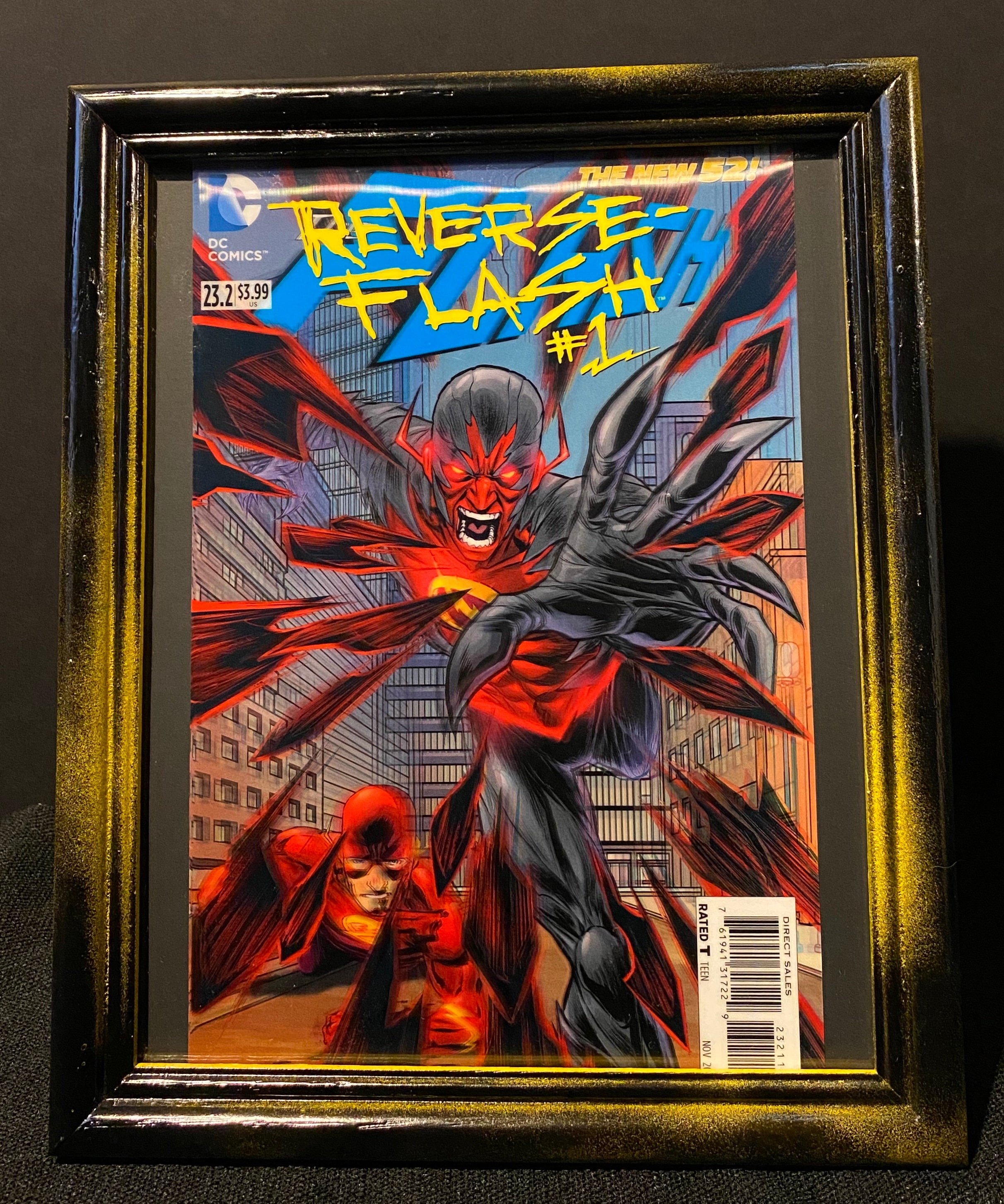 Reverse Flash Framed Comic Book Wall Art Collage DC Justice League ...