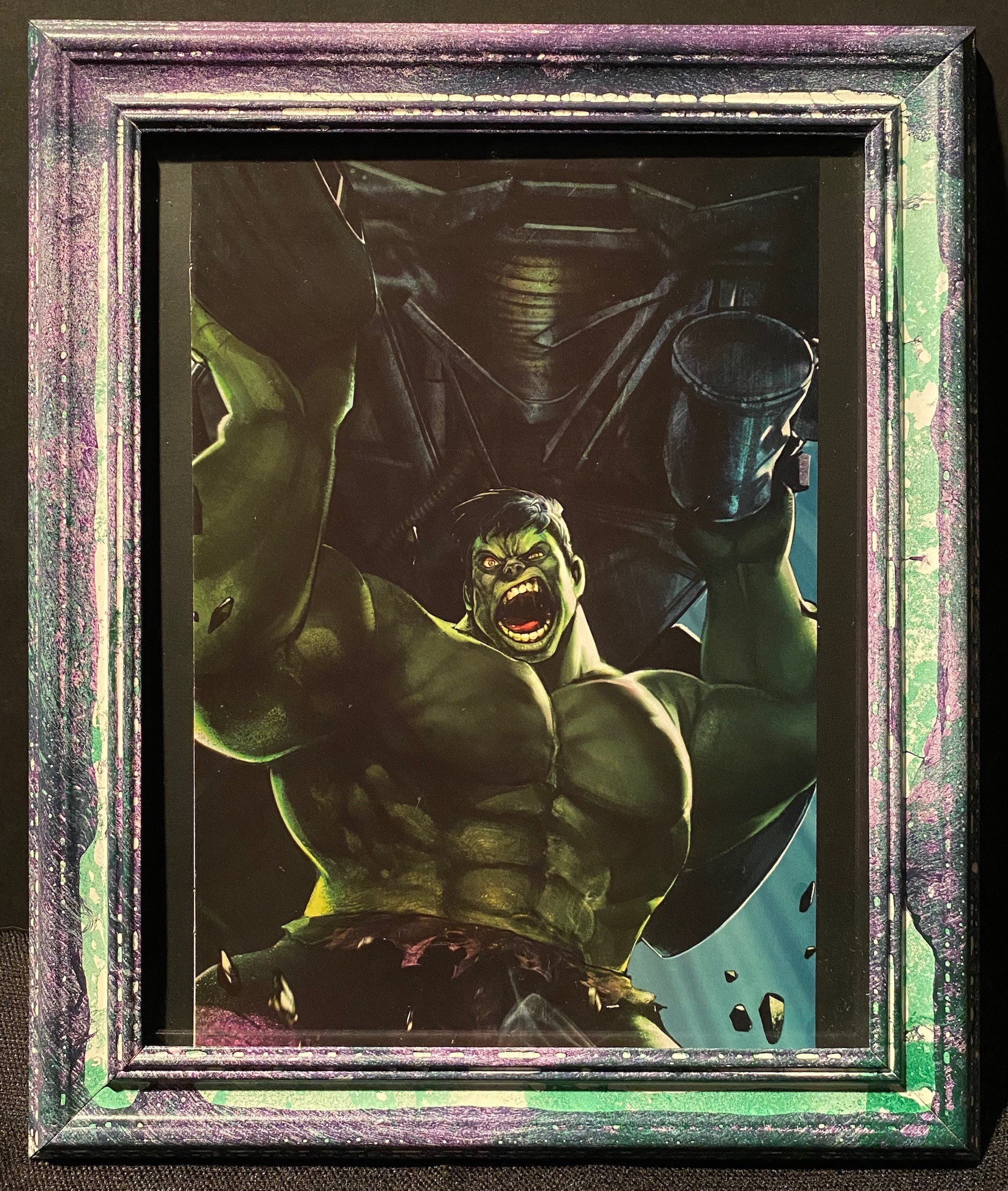 Hulk Framed Comic Book Wall Art Collage Marvel Avengers Bruce Banner - Etsy