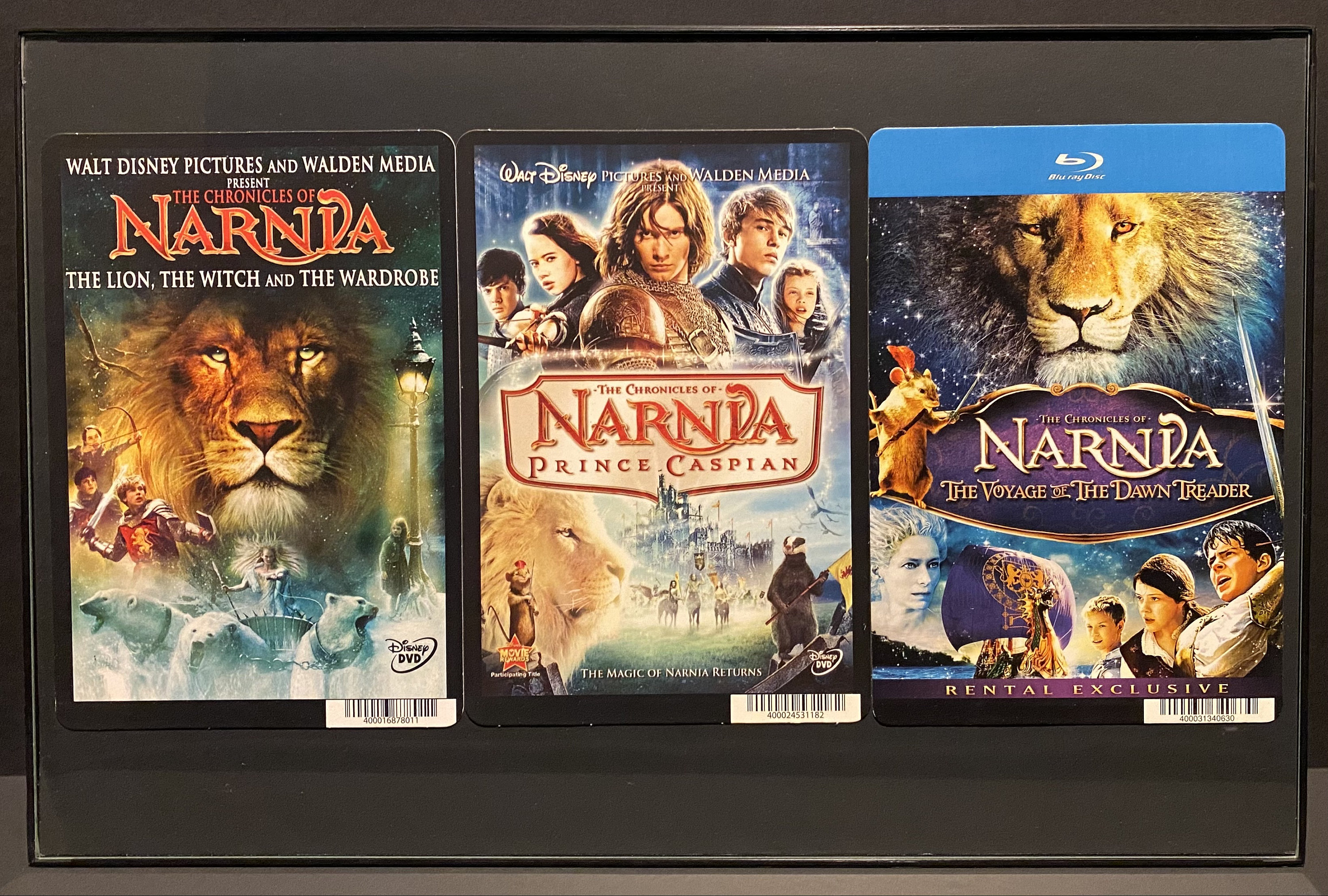 Chronicles of Narnia Trilogy Framed Art Backer Card Movie Poster Aslan ...