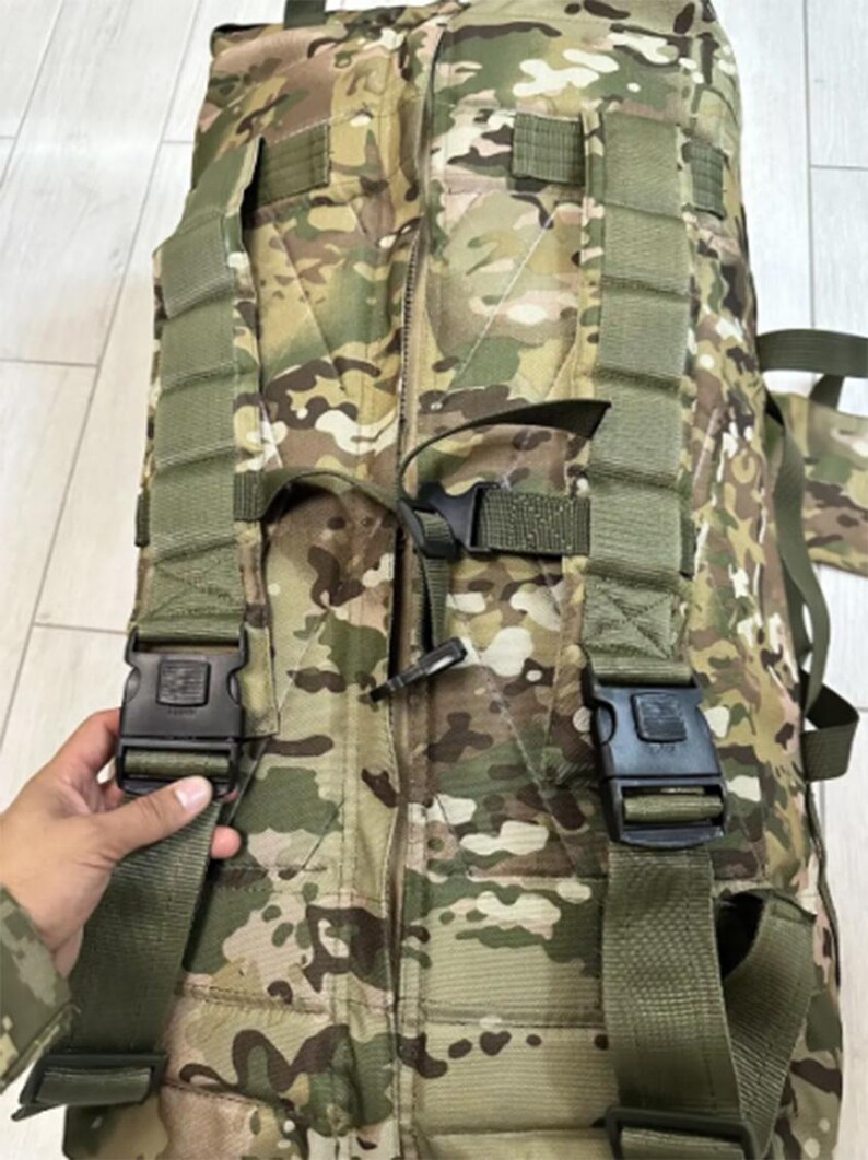 Reinforced Military Duffle Bag Backpack | 130L Tactical Gear | Cordura ...