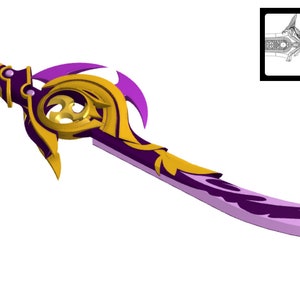 Genshin Impact Engulfing Lightning 3D Model STL File - Etsy