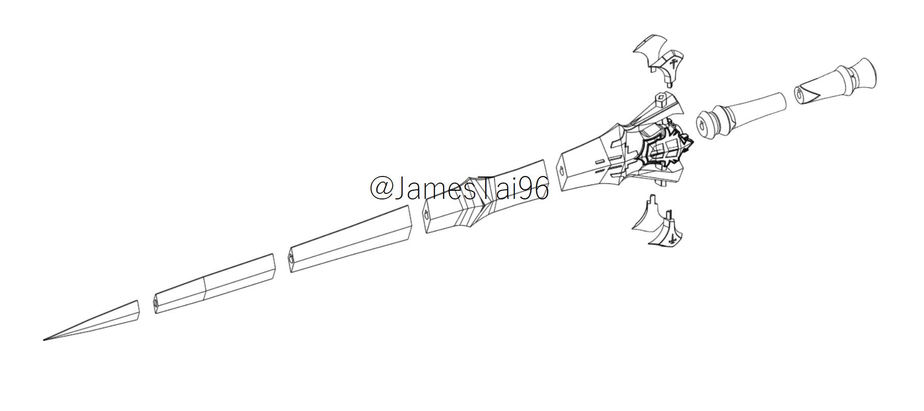 FINAL FANTASY XVI - Clive Invictus Sword 3D Model Stl File - Etsy