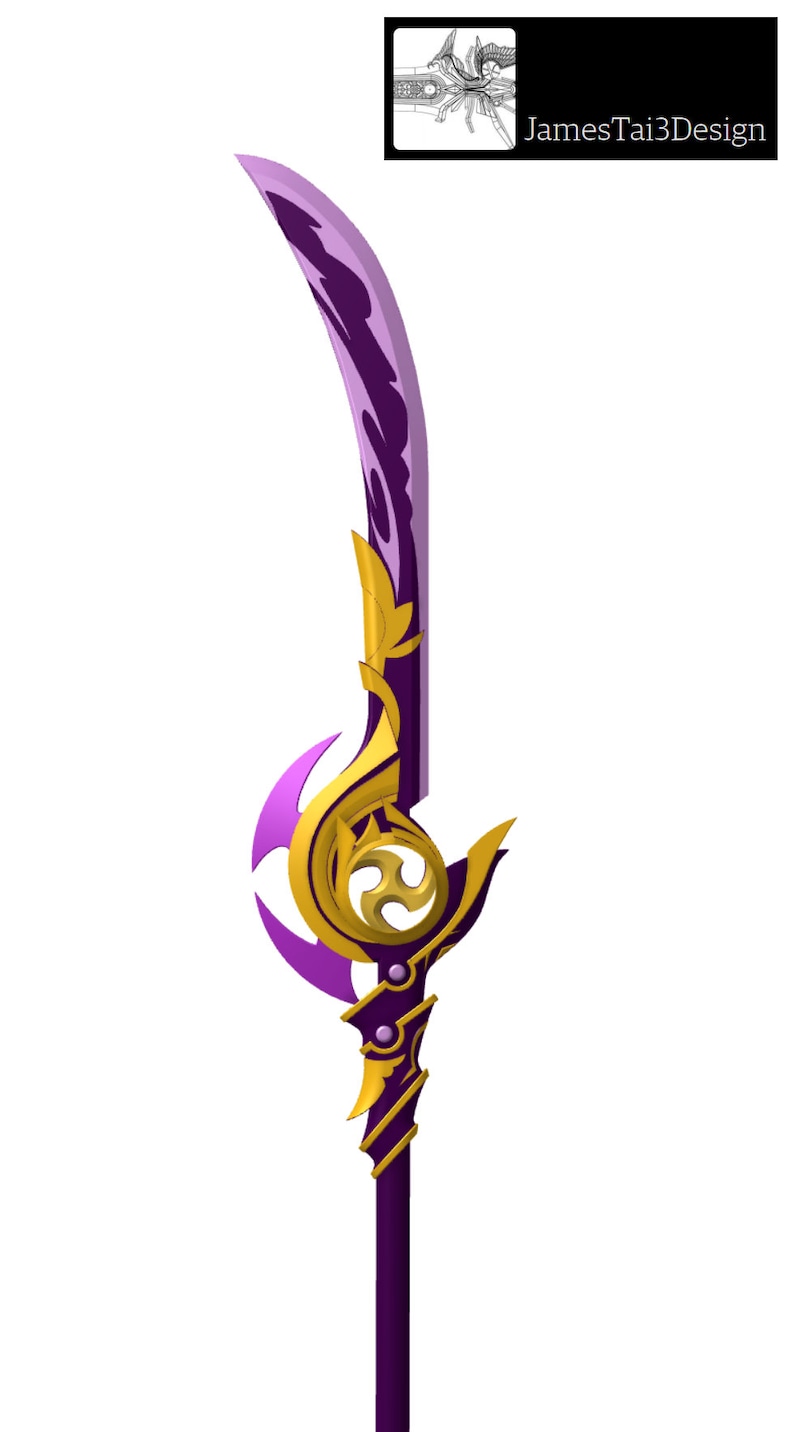 Genshin Impact Engulfing Lightning 3D Model STL File - Etsy