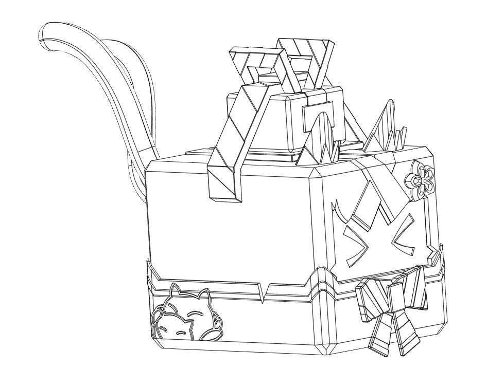 Genshin Impact - Kirara Cat Box From With Details 3D Model STL File - Etsy