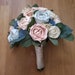 Cottagecore Rose Bridesmaid Bouquets Made of Sola Wood Flowers, Pink ...
