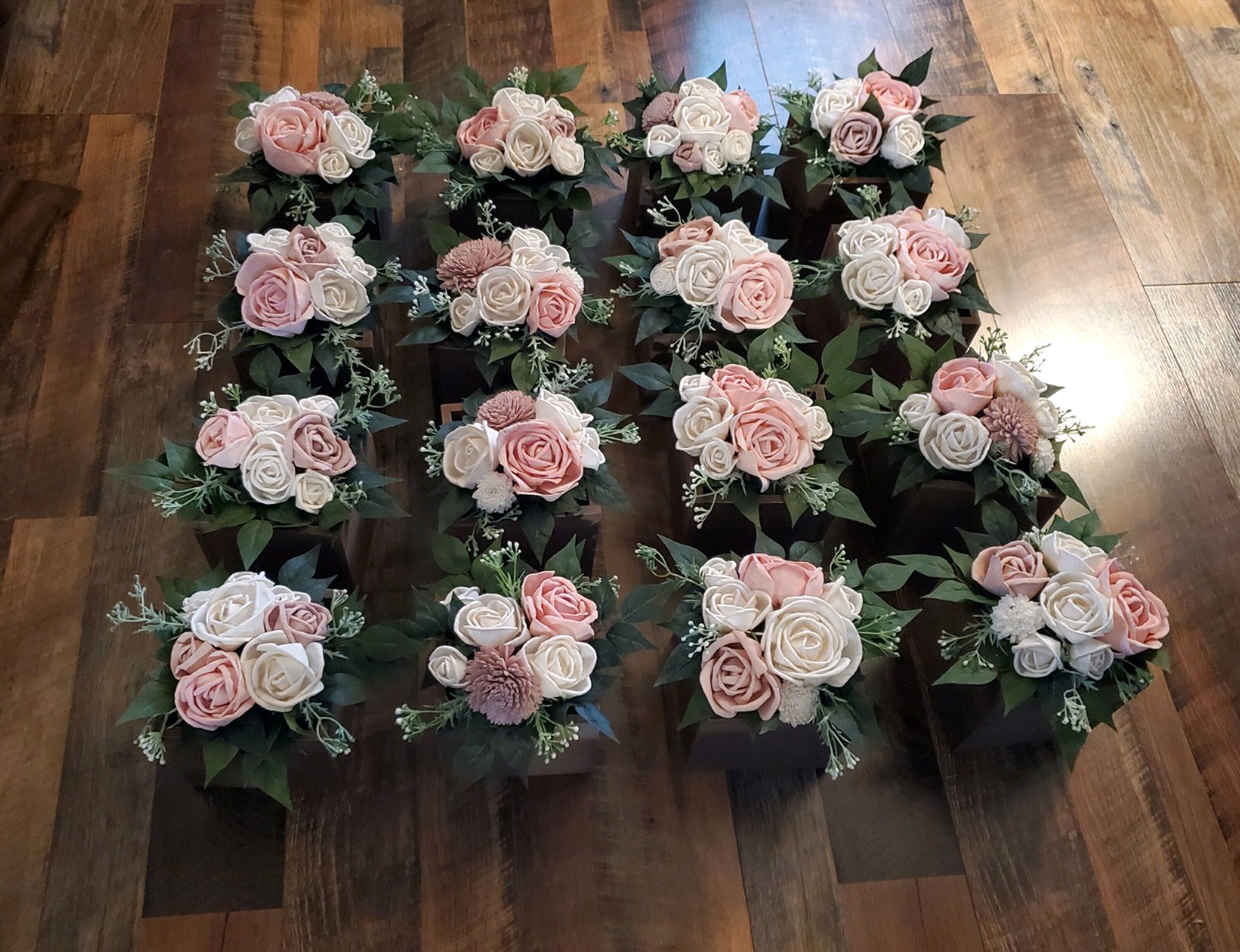 Pink Rose Cake Topper Blush Wedding Cake Flowers Made of Sola - Etsy