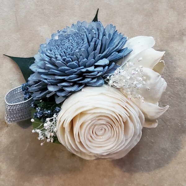 Blue Corsage - Etsy