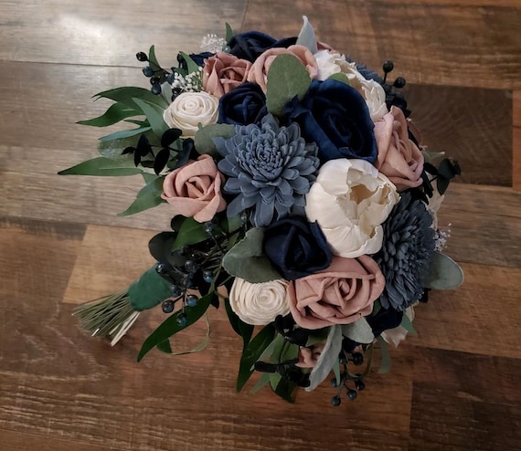 Mauve and blue wedding 60 photos - Astyledwedding.com