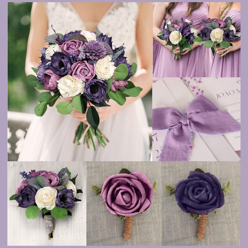 Dahlia Prom Bouquets - Etsy
