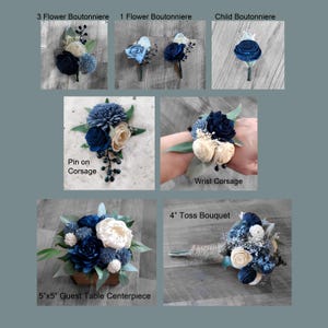 Sage Rose Bridal Bouquet Sola Wood Wedding Flowers Artificial Light ...
