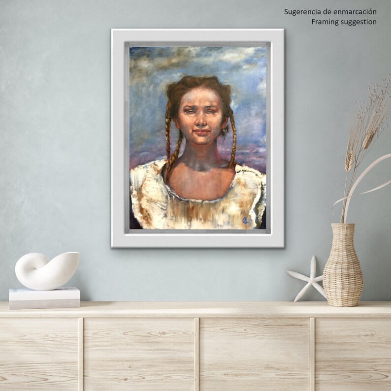 Arte, Arte de pared, Reproducción de una obra de Odd Nerdrum, Pintura ...