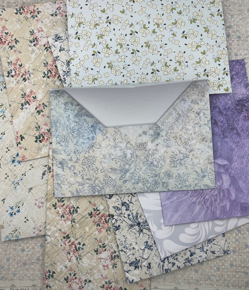 Hand Made Assorted Patterned Envelopes 3 Sizes - Etsy