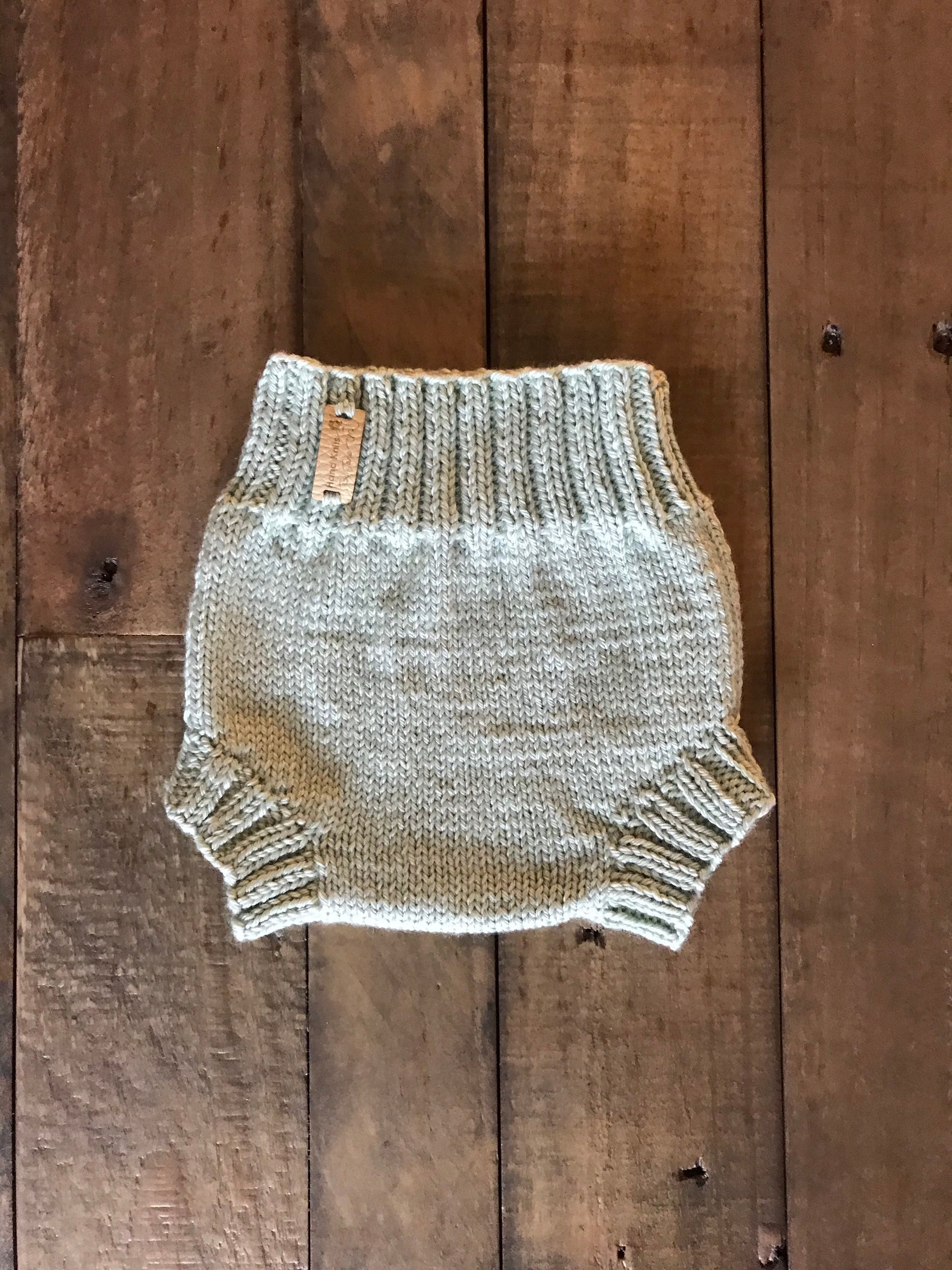 Hand Knit Baby Bloomers, Merino Cashmere Yarn, Nappy Diaper Cover ...