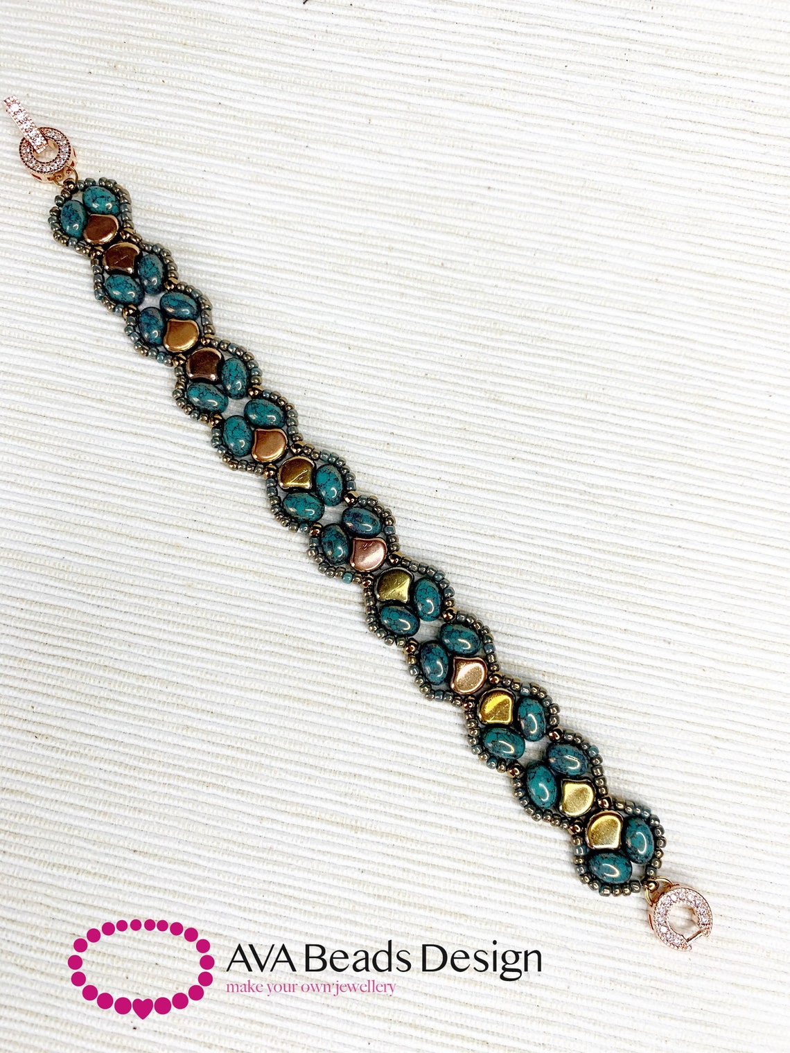 Beaded Bracelet Tutorial ,step by Step Instructions for the Amory ...