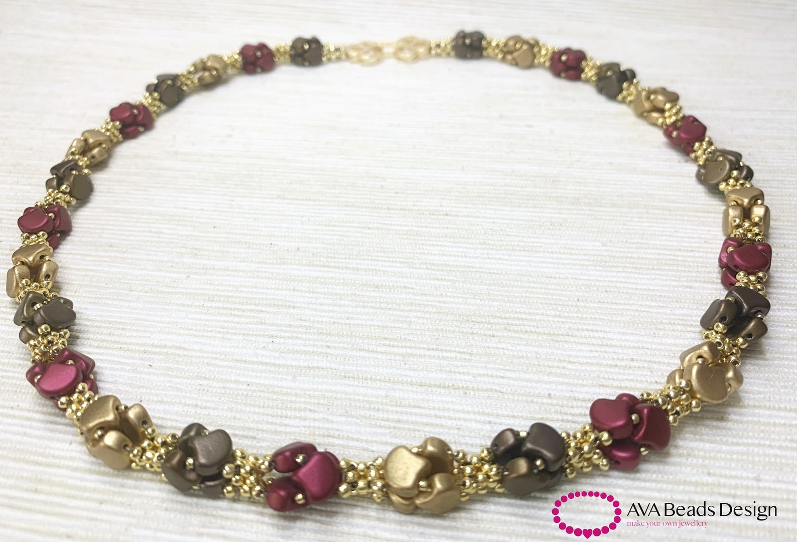 PDF Pattern / Tutorial for the " Avivit Beaded Necklace" - Etsy
