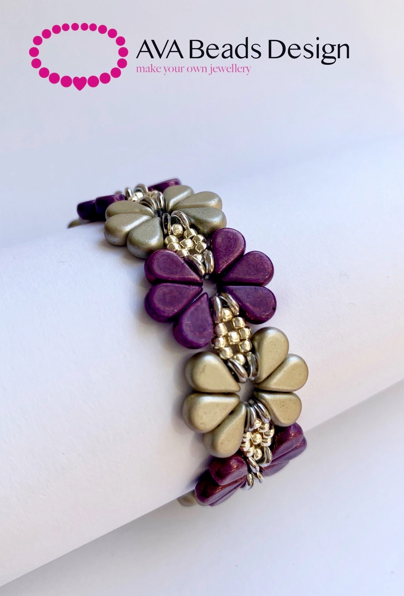 PDF Tutorial / Pattern for Making daisy Bracelet - Etsy