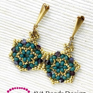 Pattern Tutorial to Make Starlight Set of Earrings and Bracelet - Etsy