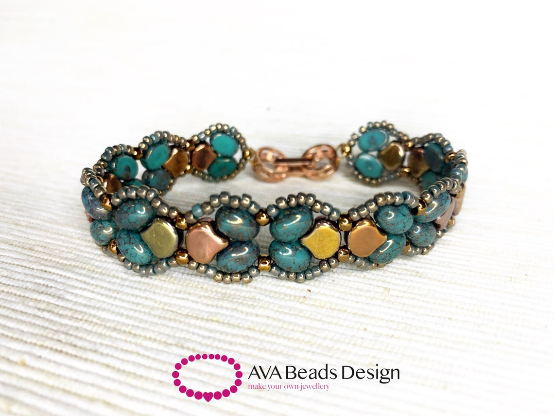 Beaded Bracelet Tutorial ,step by Step Instructions for the Amory ...