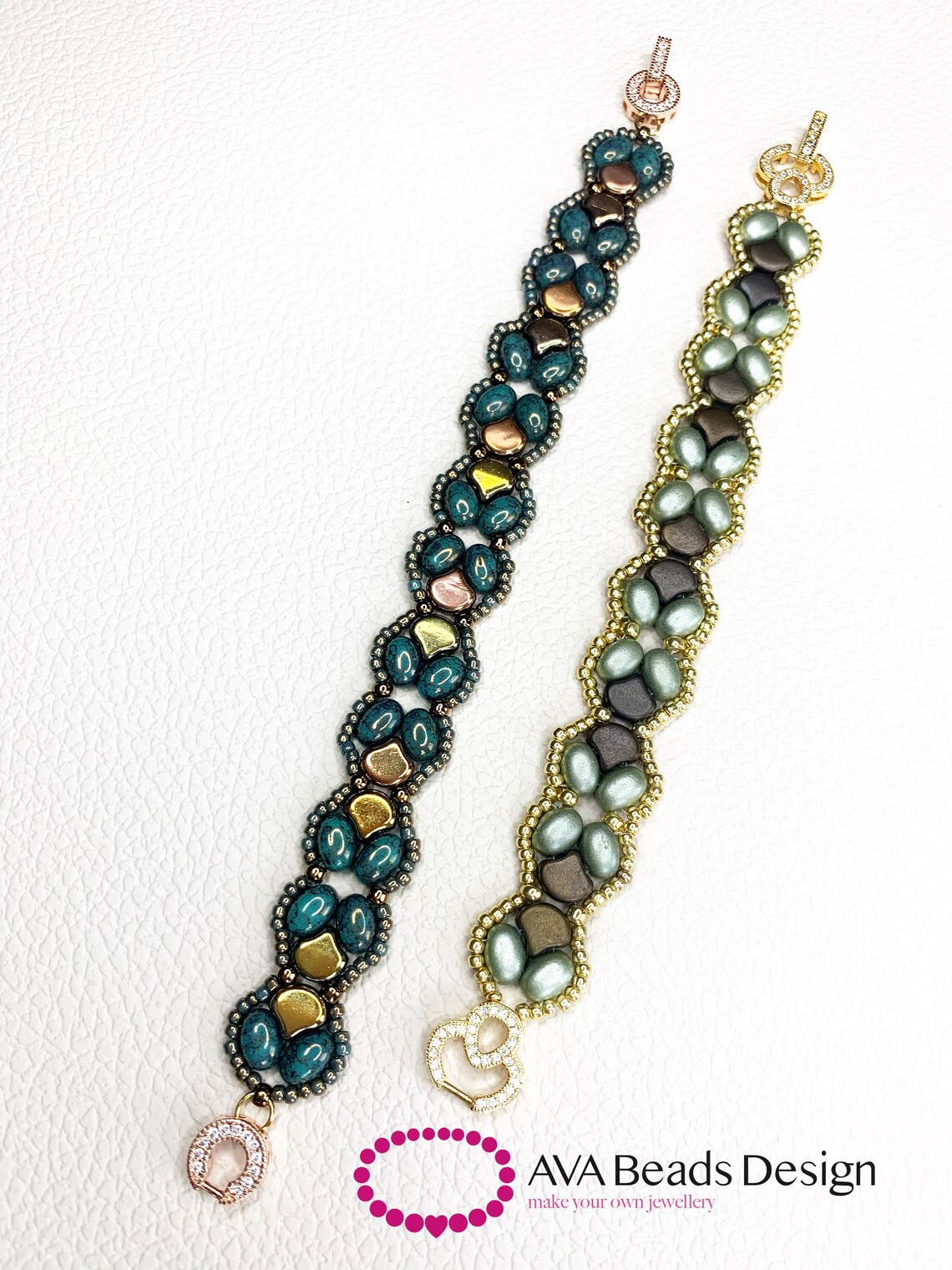 Beaded Bracelet Tutorial ,step by Step Instructions for the Amory ...