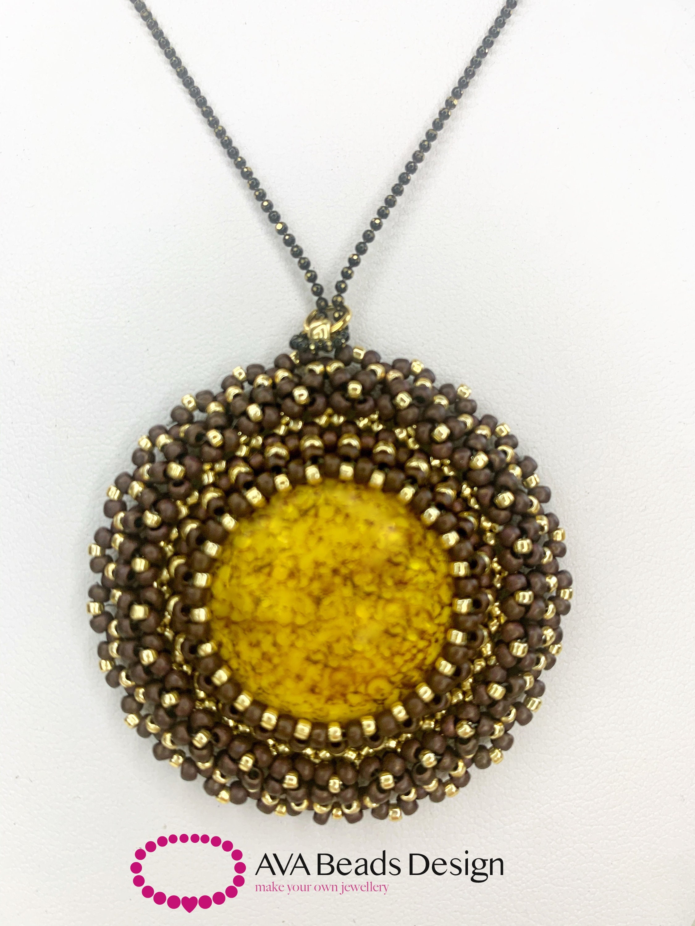 PDF Beaded Pendent Tutorial, Beading Pendant Pattern, My Little ...