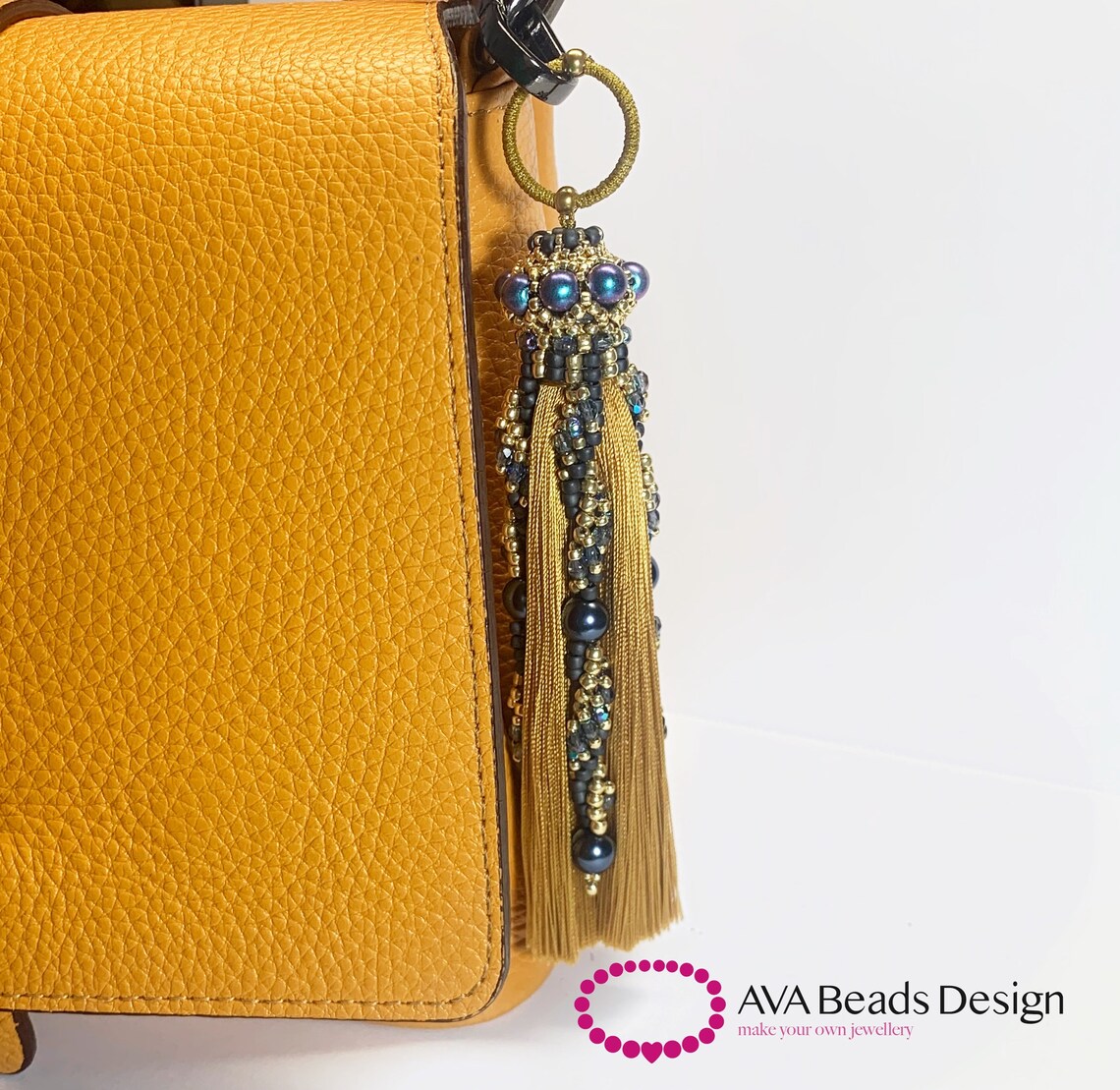 Beading Tutorial , Catch the Sun Tassel Tutorial Only , Beading Pattern ...