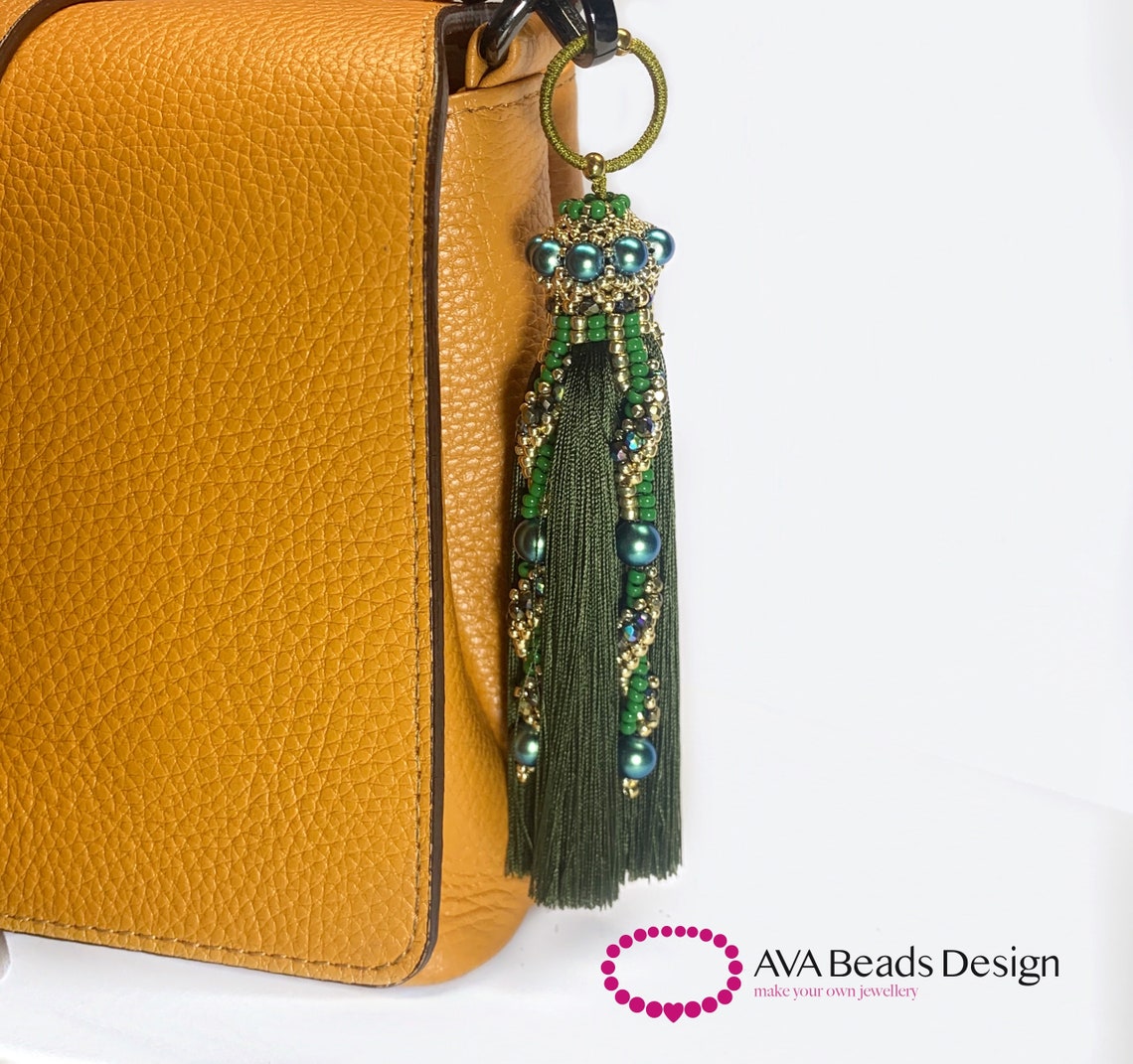 Beading Tutorial , Catch the Sun Tassel Tutorial Only , Beading Pattern ...