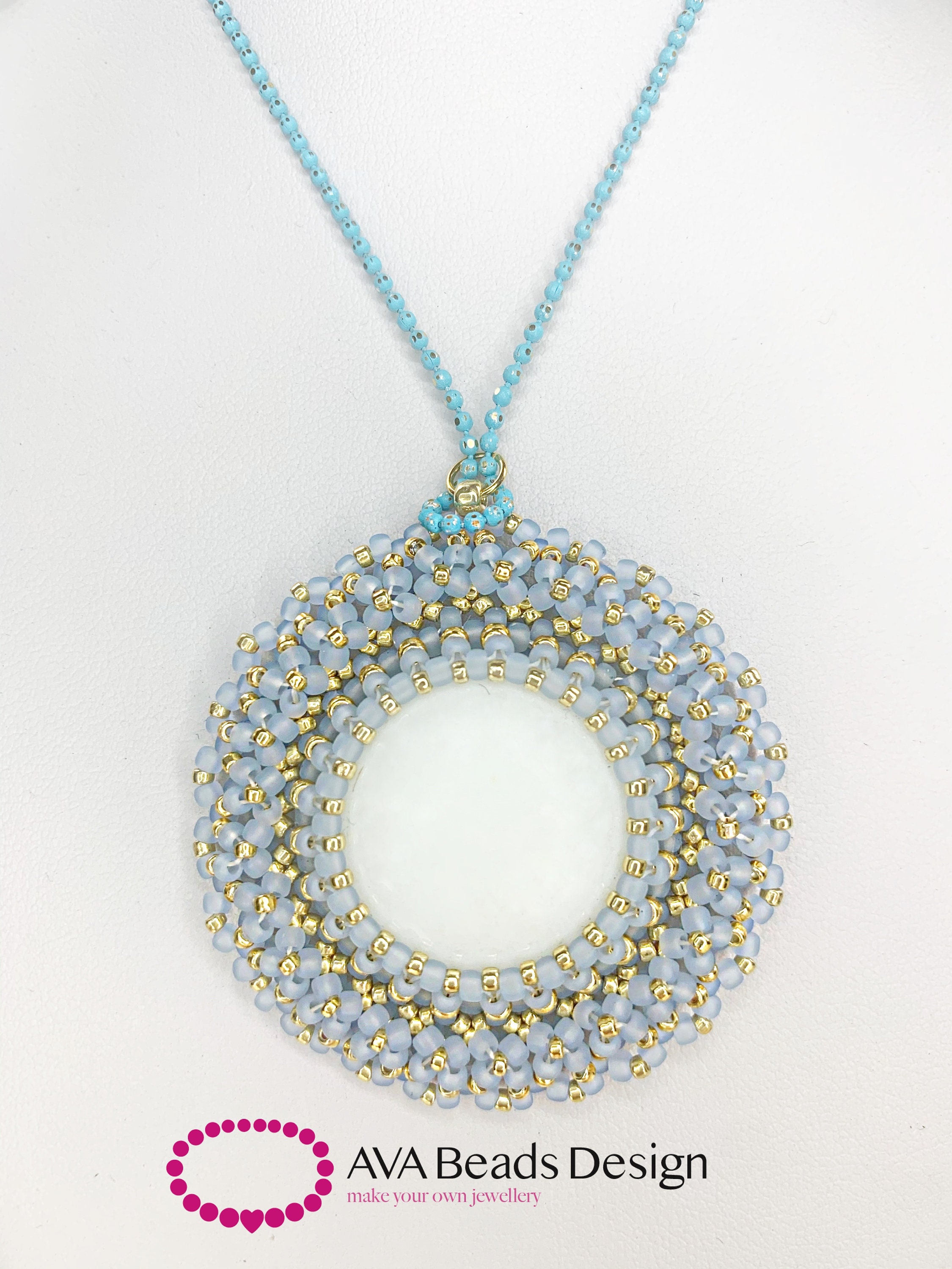 PDF Beaded Pendent Tutorial, Beading Pendant Pattern, My Little ...