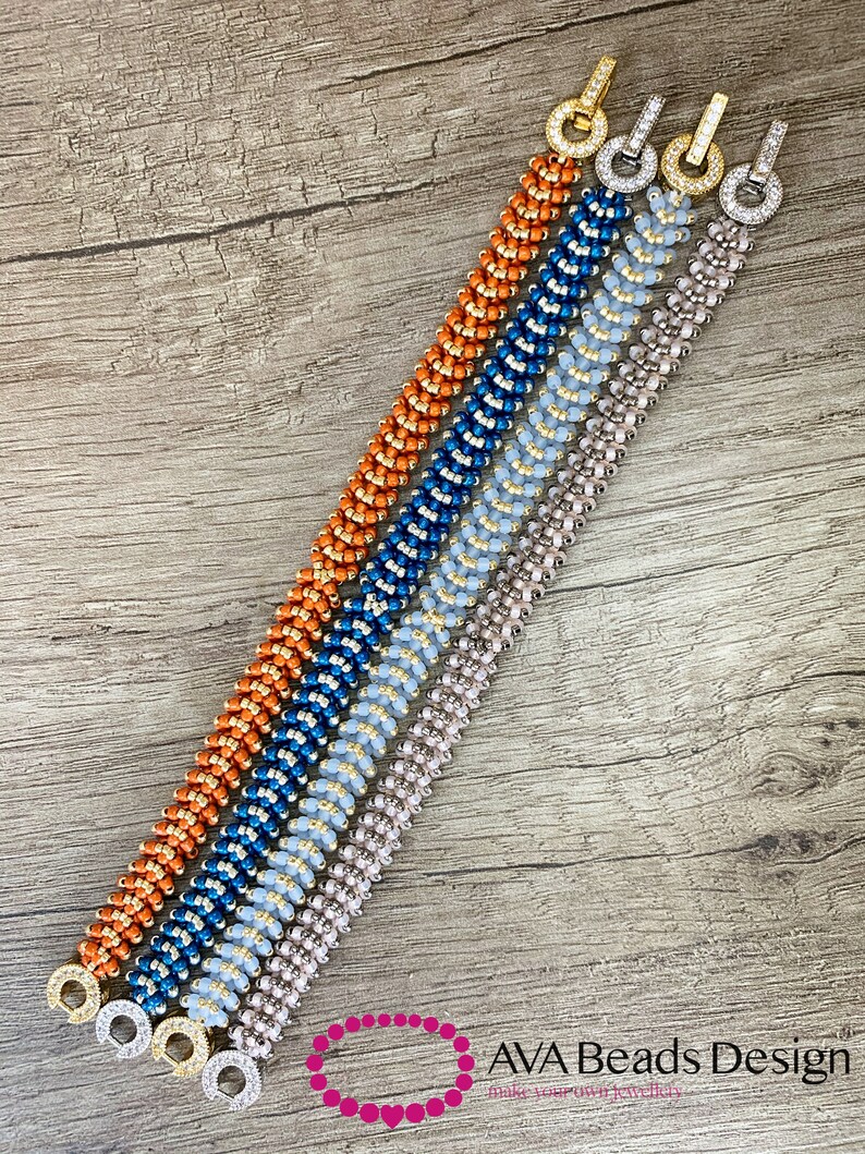Pattern / Tutorial to Make the Mimoza Bracelet - Etsy