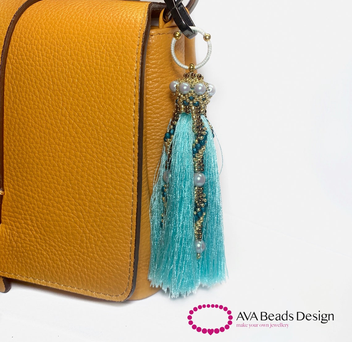 Beading Tutorial , Catch the Sun Tassel Tutorial Only , Beading Pattern ...