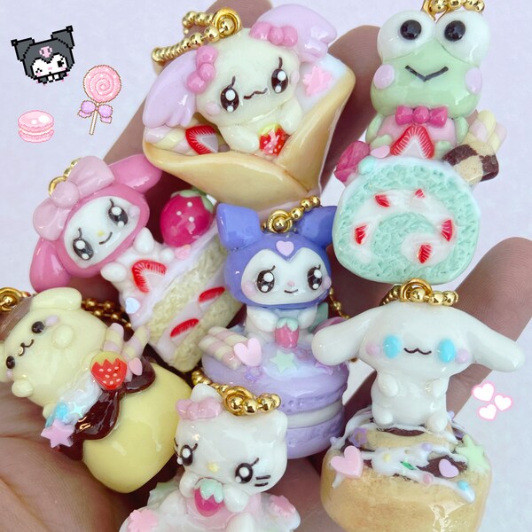 Kawaii Polymer Clay Charms - Etsy