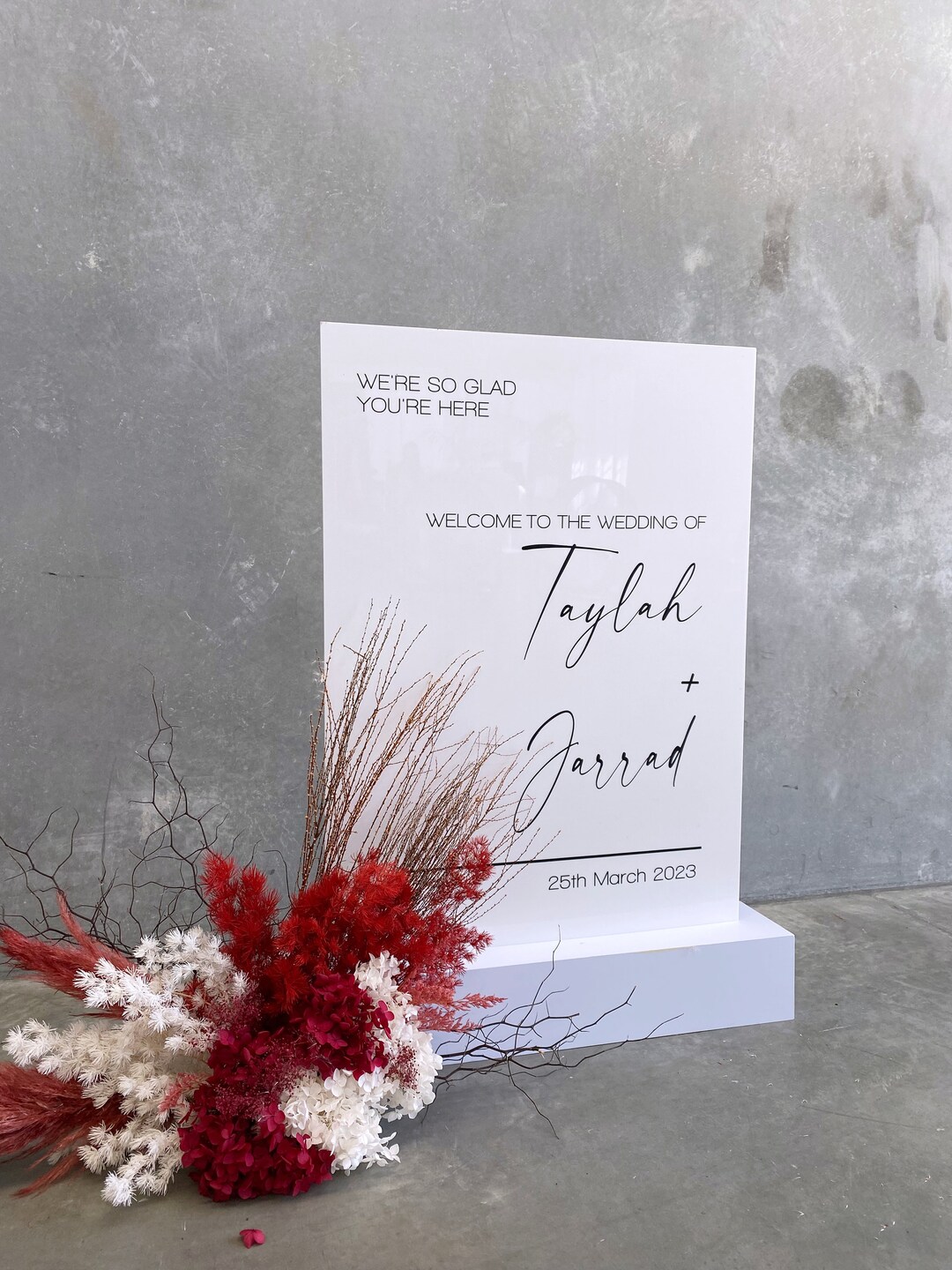 Hire Sign Stand - Perth Only!! White Sign Stand |white Sign Holder ...