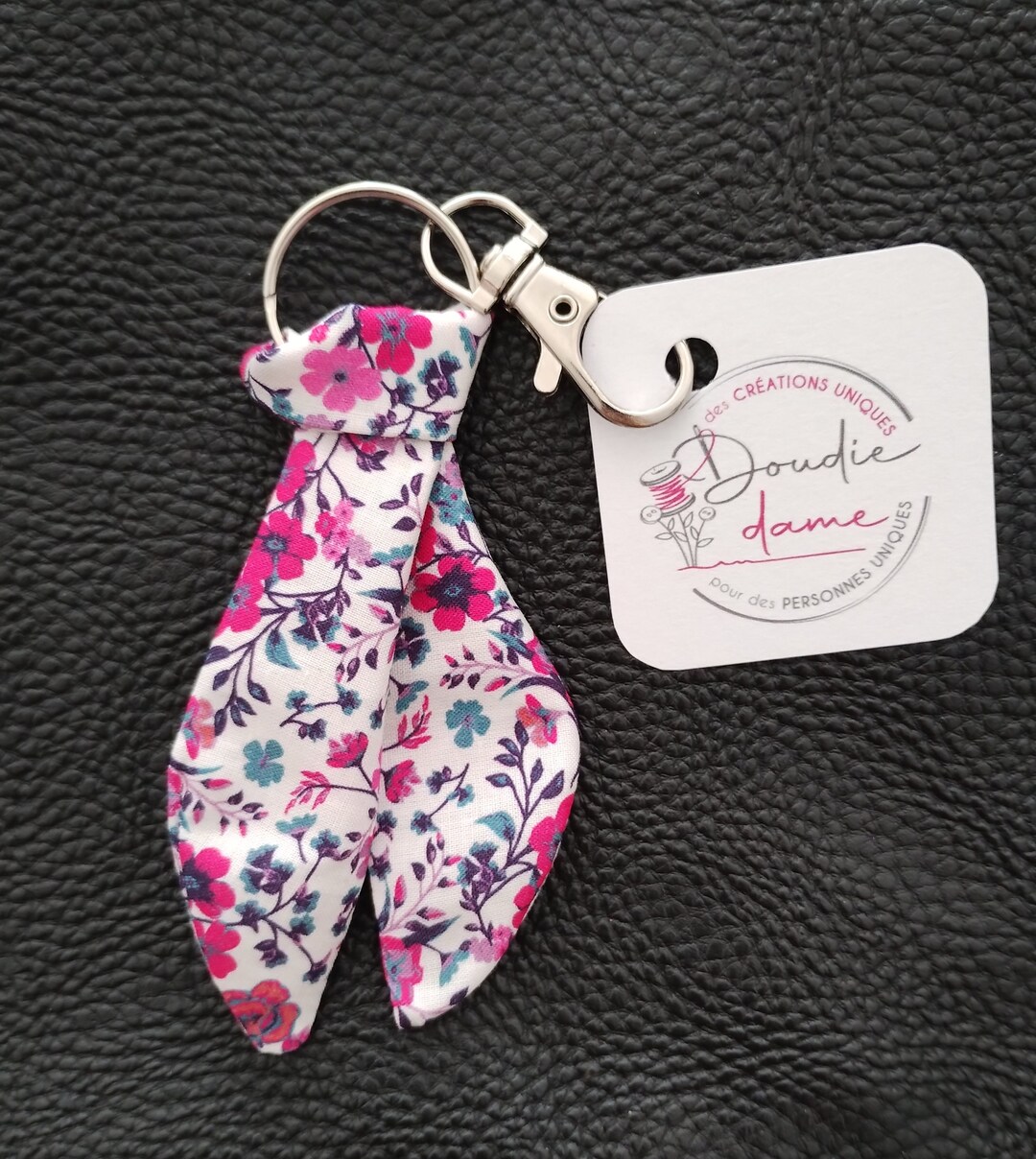 Liberty Style Fabric Key Ring, Scarf Key Ring, Women's Gift, School ...