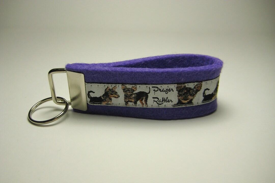 Felt Keychain Purple PRAGER RATTLER / PINSCHER - Etsy