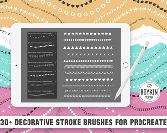 Procreate Dash Line - Etsy