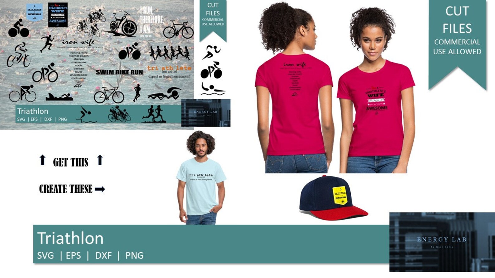 Triathlon SVG and Cut Files for Crafters - Etsy