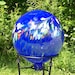 Circus Blue Gazing Ball, Glass, 12 Inch Diameter - Etsy