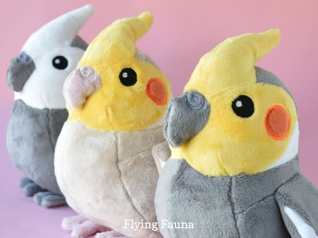 Cockatiel Plush Bird Lover Gift Cockatiel Kawaii Bird - Etsy