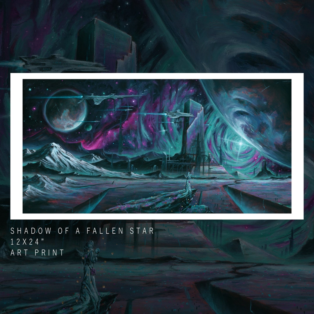 Shadow of A Fallen Star, Art Print - Etsy