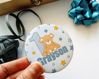 First Birthday Badge - Etsy UK