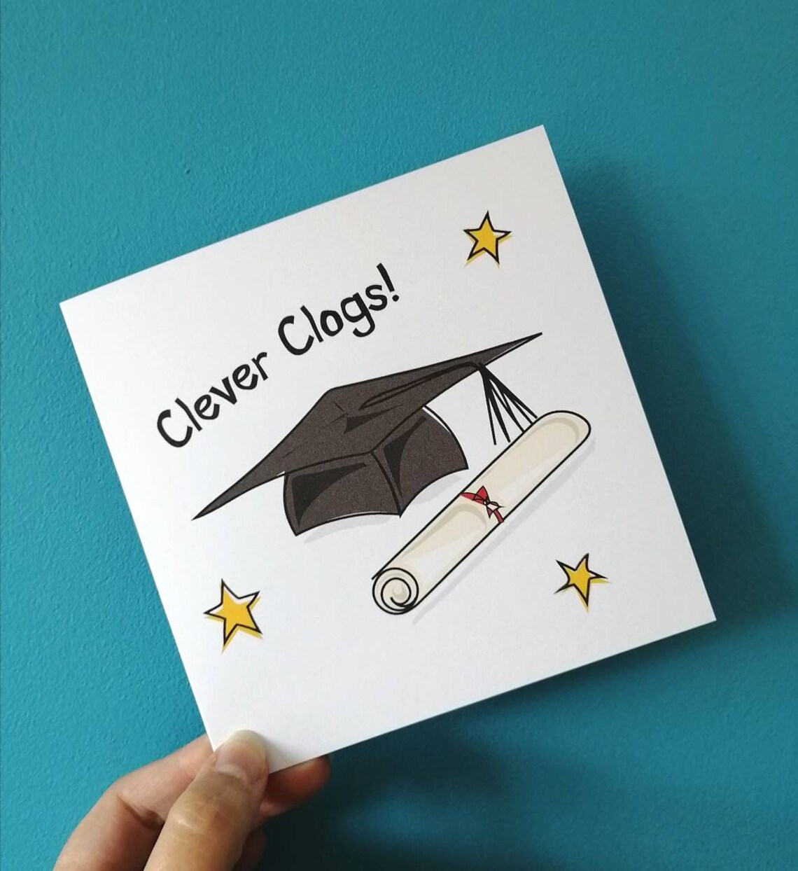 Graduate Card, Student, Graduation Card, Getting a Degree Card, Clever ...
