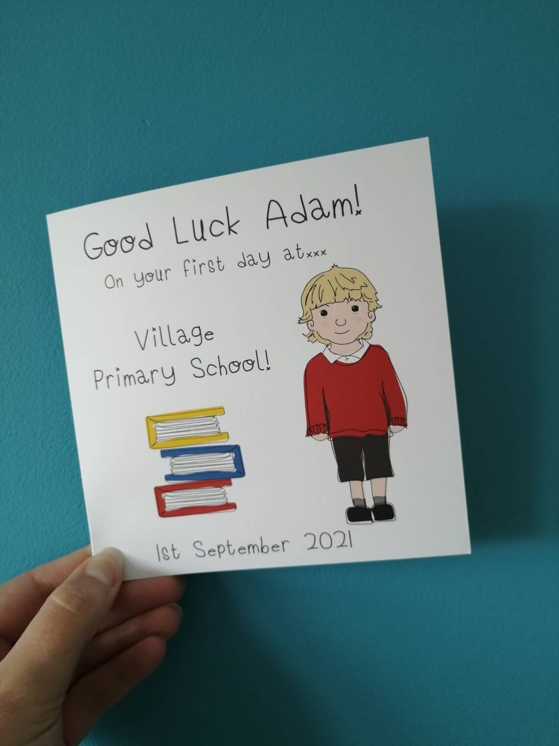 Good Luck Starting School Card First Day at School Good Luck - Etsy