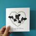 Cow Congratulations Card, Wedding Card, Cows Card, Congratulations Card ...