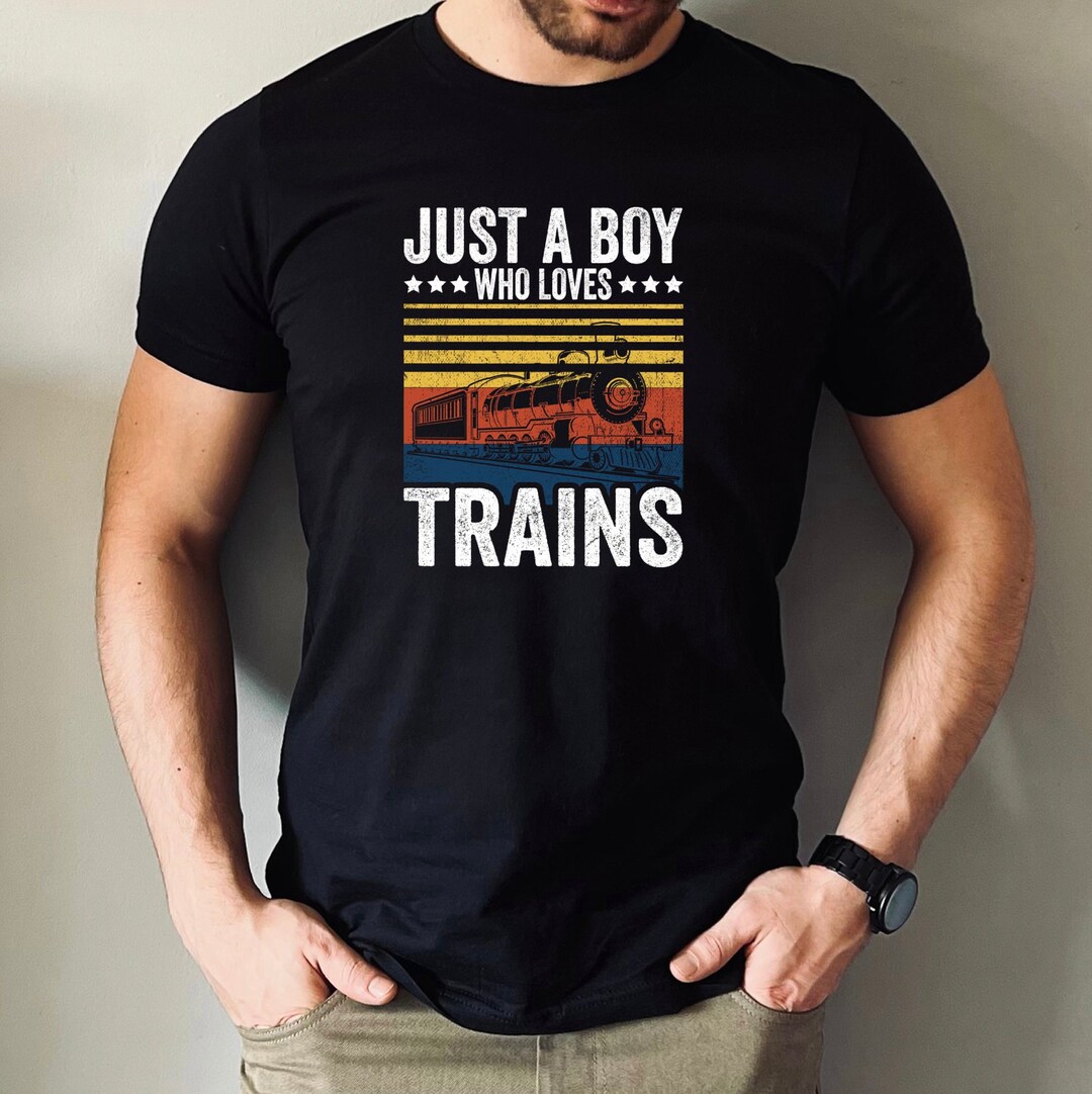 Boys Train Shirt, Kids Train T Shirt, Steam Engine Kids Tshirt, Boys ...