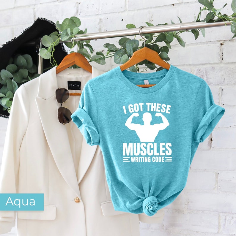 Coding Shirt, Muscle Flex CSS Coding and Fitness Shirt, Computer Coder, Programming Developer ...