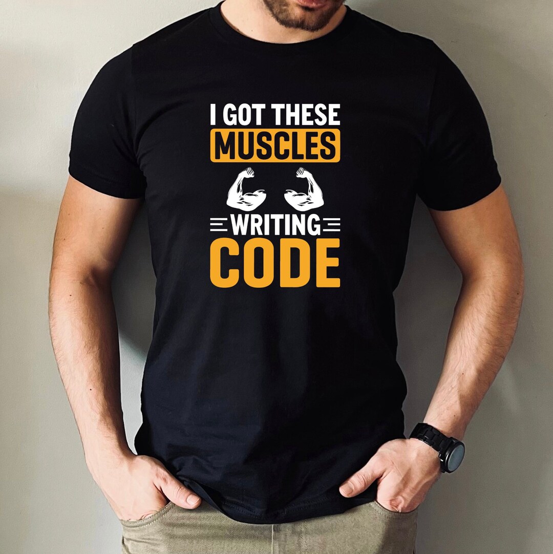 Coding Shirt, Muscle Flex CSS Coding and Fitness Shirt, Computer Coder, Programming Developer ...